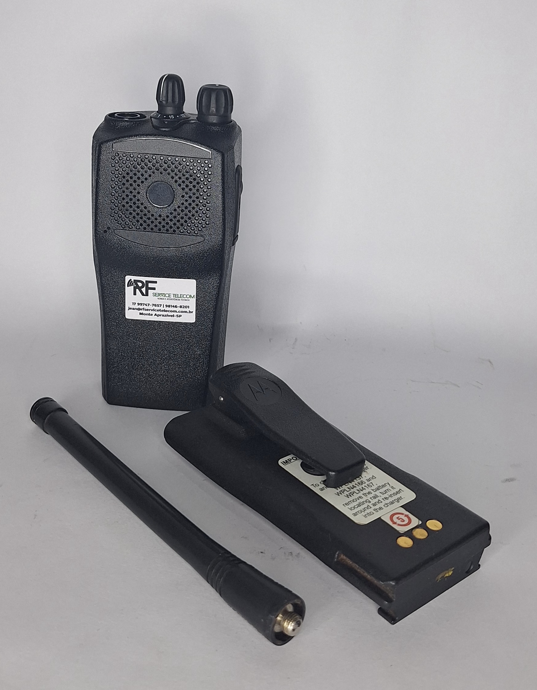 Rádio Motorola EP450 VHF – RF Service Telecom